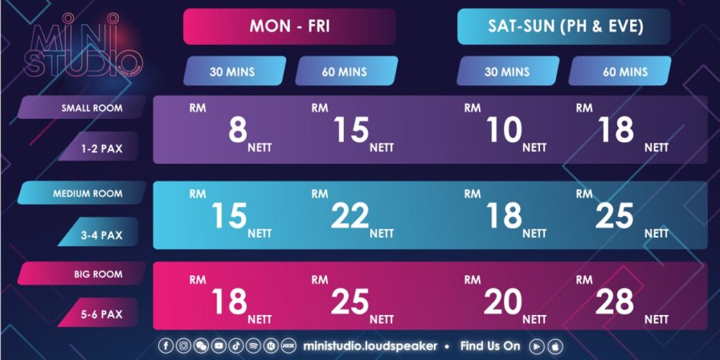 Mini Studio Karaoke – Loud Speaker